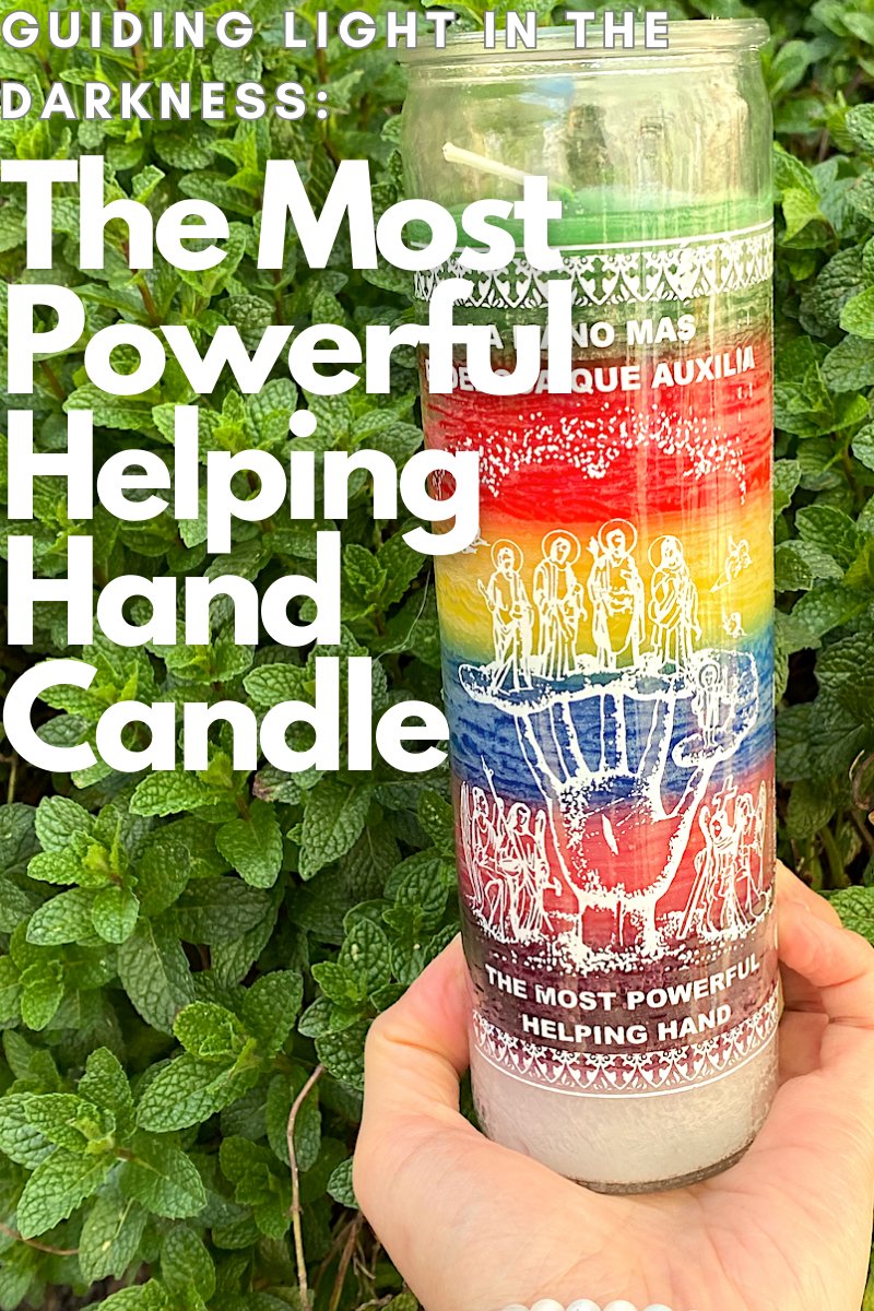 Guiding Light in the Darkness: The Most Powerful Helping Hand Candle – Shop Cosmic Healing