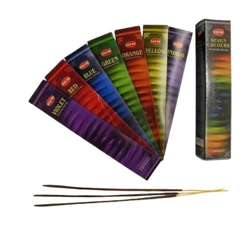 HEM Seven Colors Incense 35 Sticks (Incienso de 7 Colores) for harmony ...