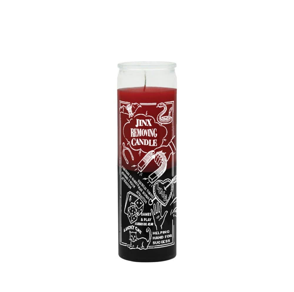 Indio Jinx Removing Red/Black Candle – Shop Cosmic Healing