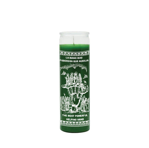 Helping Hand Candle Candle Green-Veladora Mano Poderosa Verde – Shop ...