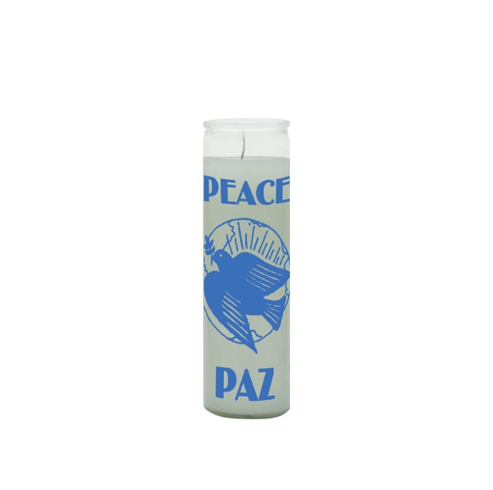 Peace Drawing 7 Day Prayer Candle – Shop Cosmic Healing