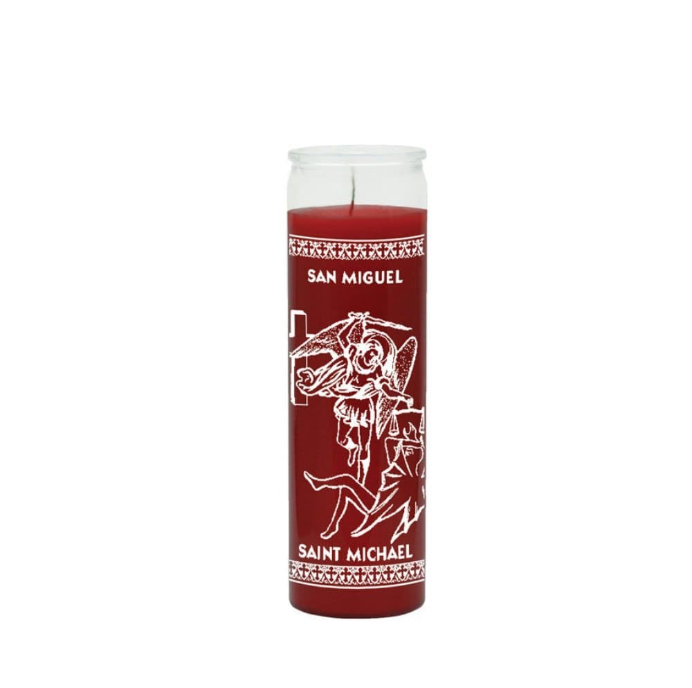 Saint Michael Revocation 7 Day Spiritual Candle Red – Shop Cosmic Healing