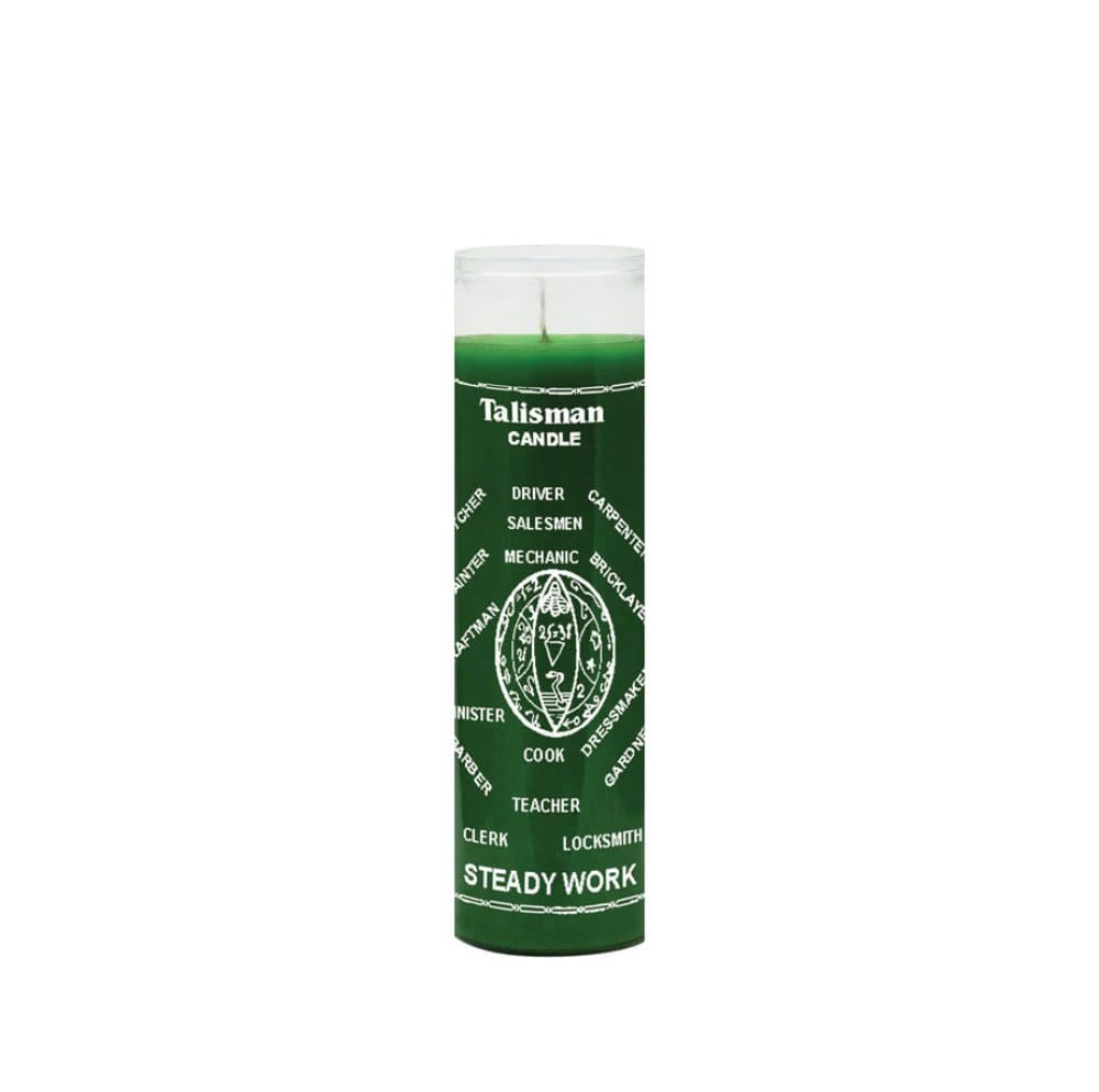 Steady Work Talisman 7 Day Prayer Candle Green – Shop Cosmic Healing