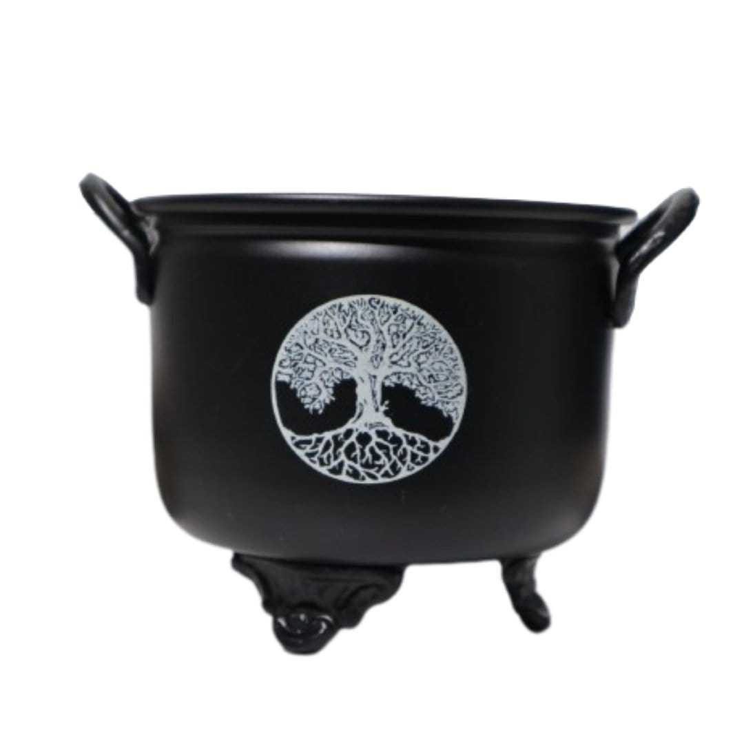 Tree of Life Metal Cauldron 4" – Shop Cosmic Healing